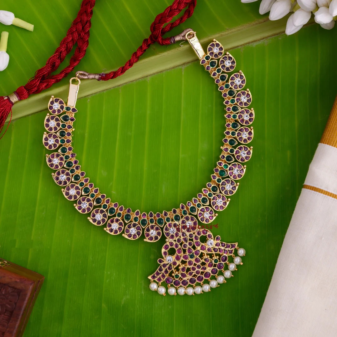 Precious Kemp Jewelry for Women | Premium Kemp Stone Designs - AJ Punnagai