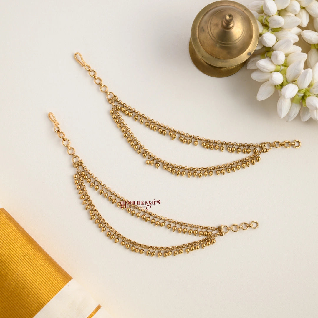 2 Layered Gold Look Alike Mattal - Gold – AJ Punnagai